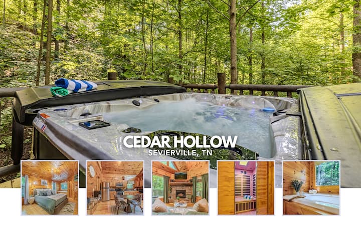 Romantic Fall Escape • Tub & Sauna • Dogs Welcome - Gatlinburg, TN