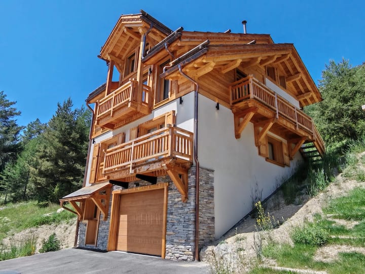 Chalet Moderne Et Spacieux 150m2 - Vue Panoramique - Ceillac