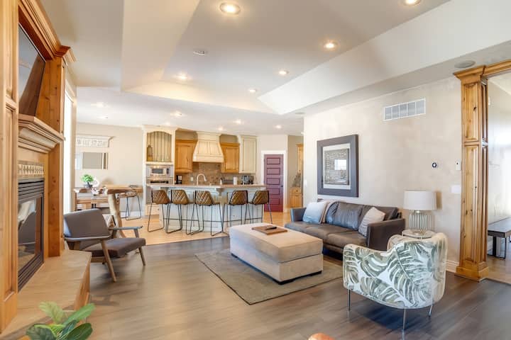 Rigby Gem | Hot Tub • Theater • Game Room • Grill - Jefferson County Lake, Rigby