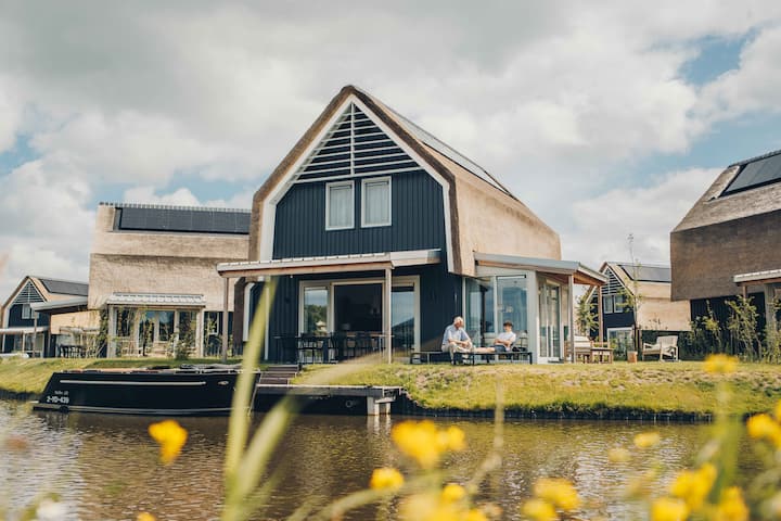 Watervilla Inner Harbour With Sauna | 8 Persons - Pays-Bas