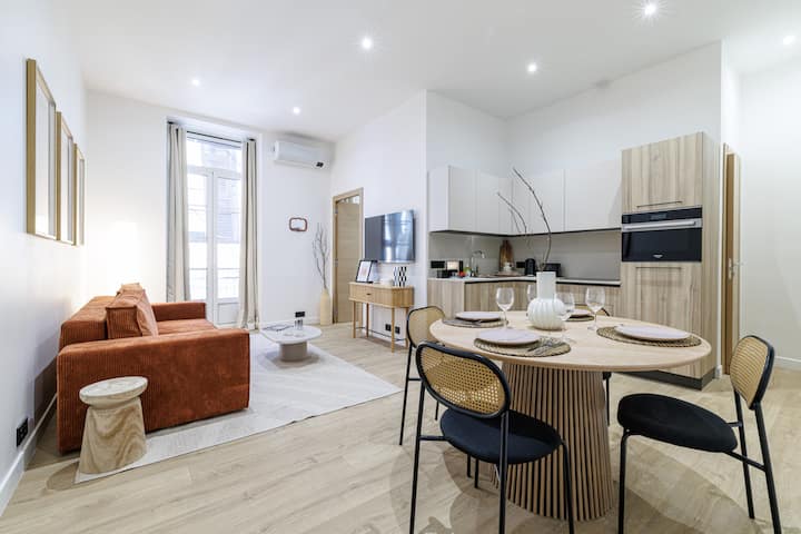 Charmant 2p Rénové Avec Balcon & Clim – Port Nice - Nice