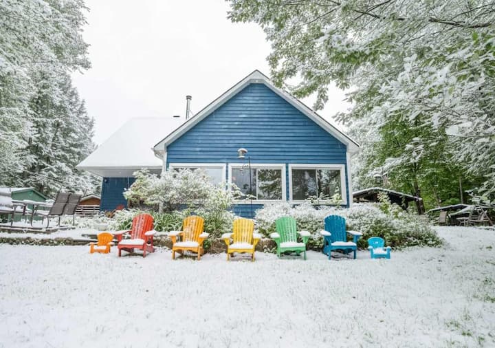 Spa, Billard, Lac | Chalet Famille Au Grand Air - Lac-Simon