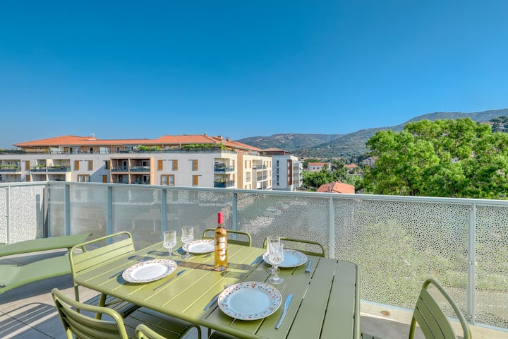 Appartement 2 Chambres Avec Piscine Parking - Plage de Bormes-les-Mimosas