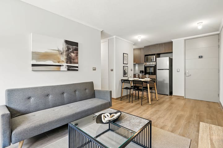 ü I Equipped And Modern Apartment With A/c - Quilicura