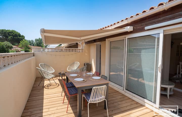 Villa Rénovée Climatisée à 600m De La Plage - Vias