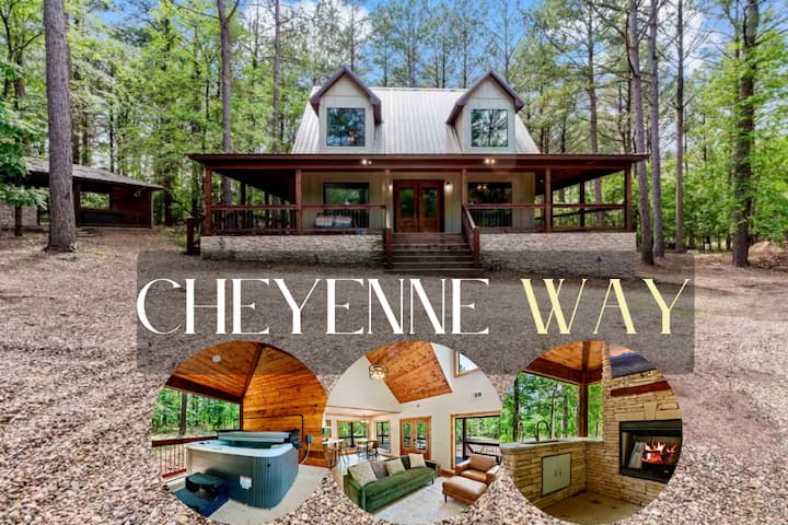 Cheyenne Way | Hot Tub, Fire Pit, Foosball - Broken Bow, OK
