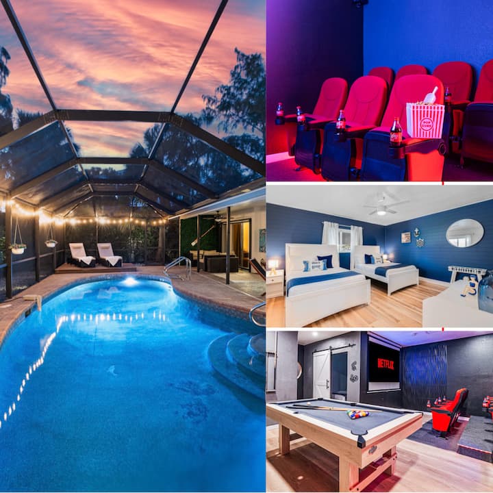 Olam Villa • Pool • Cinema • Gameroom • Near Beach - Naples, FL