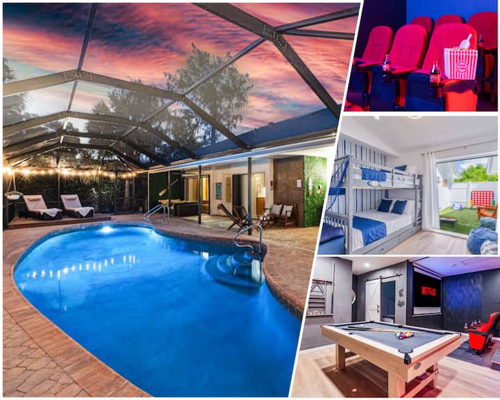 Luxury Villa • Heated Pool • Cinema • Game Room - Naples, FL
