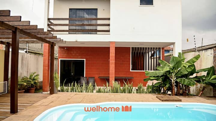 Casa Em Macapa Com Piscina E Academia Própria - Santana