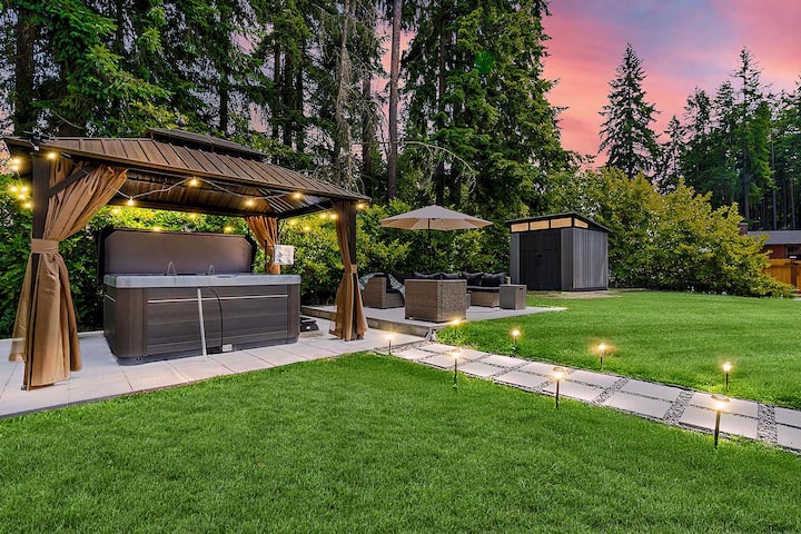 Lynnwood Modern Basement |Hot Tub |Private Entry - Edmonds, WA