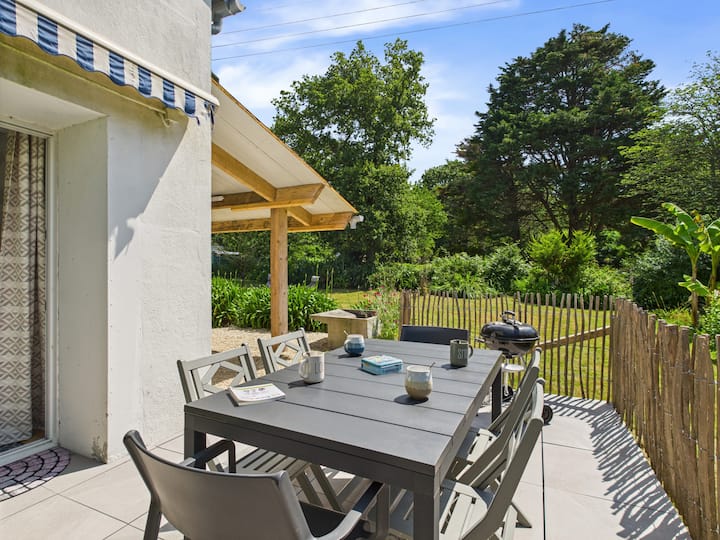 Grand Jardin Et Terrasse - 4 Adultes Et 1 Enfant - Bénodet
