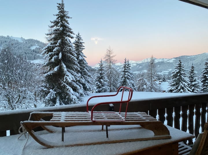 Appartement Avec Balcon à 10 Min à Pied Des Pistes - 梅傑夫
