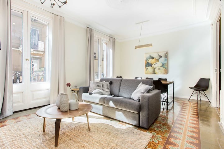 Next To The Beach - Las Ramblas 4 Bedroom With Bal - Barcelona