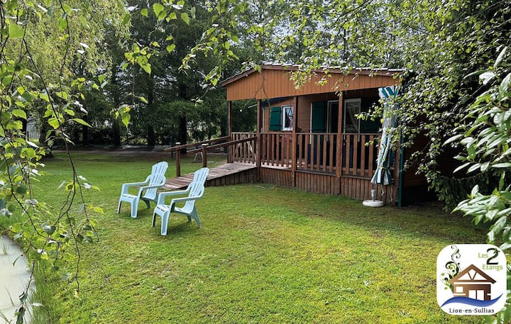 Chalet Gardon (1) Tout Confort Au Bord De L'étang - Sully-sur-Loire