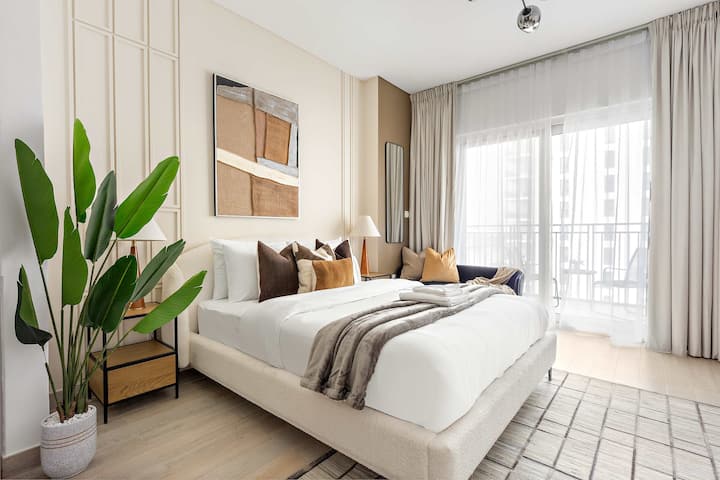 Silkhaus Canalside Studio In Water's Edge Tower - Aeropuerto de Abu Dabi (AUH)
