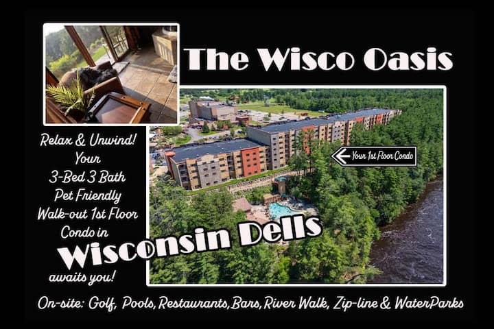 The Wisco Oasis#1 1st Floor 3 Bedroom Chula Vista- - Wisconsin Dells, WI