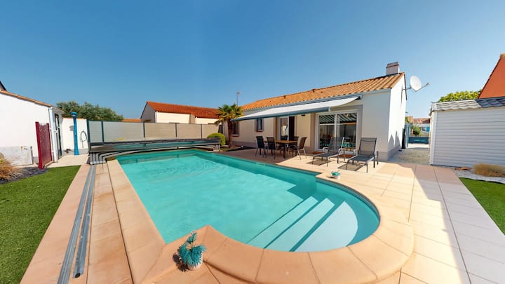 Palm'cornue Avec Piscine Privée - Saint-Gilles-Croix-de-Vie