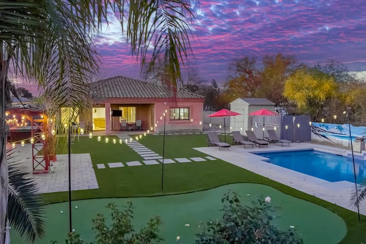 Stylish 4br Desert Oasis W/ Pool And Spa, Putting - Desert Ridge - Phoenix