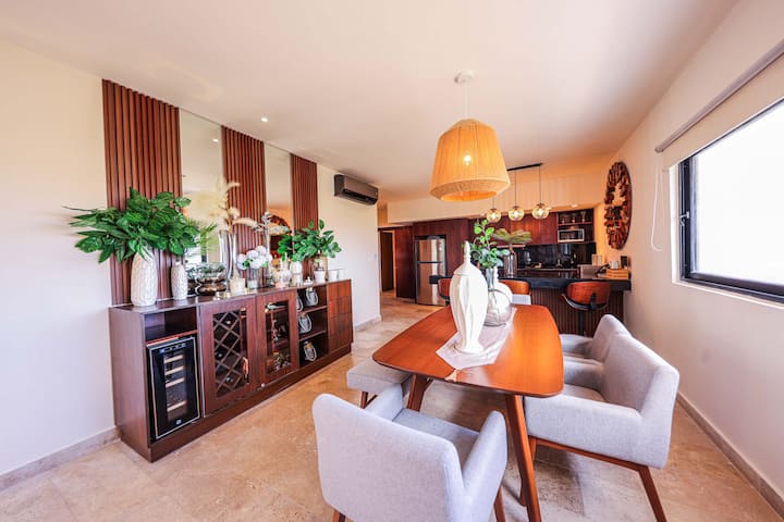 Palmares: Apt 3-bedroom Retreat With Private Roof - Playa del Carmen