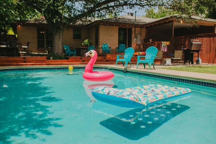 Sayles Ranch + Hideout Cabin- Huge Deck + Pool! - Abilene, TX