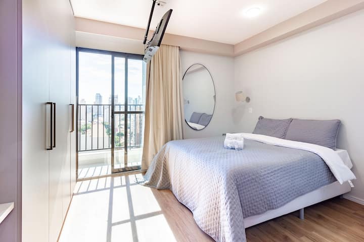 Aconchego E Conforto: Apt C/ Varanda Em Pinheiros - Pinheiros