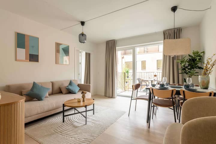 Modern 2br Stay With Balcony In Copenhagen - Copenhague