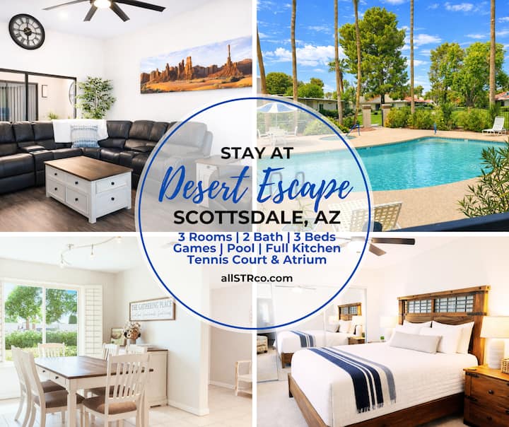 Desert Escape! Heated Pool+hot Tub|pickleball - Paradise Valley, AZ