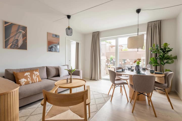 Stylish Vesterbro Home With Balcony - 哥本哈根
