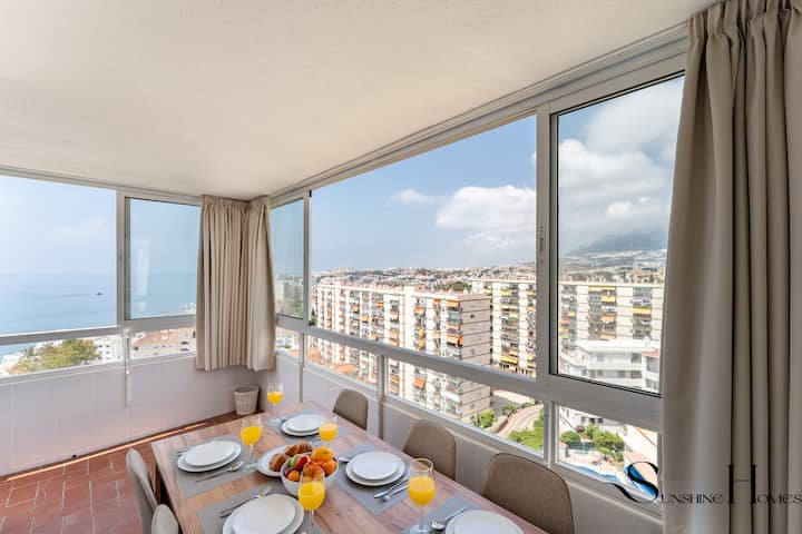 Appartement Andalou Avec Vue Sur La Mer, Central - Benalmádena