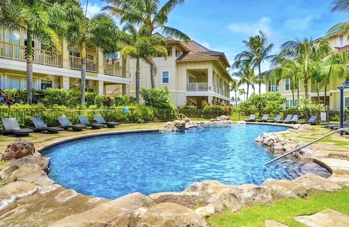 New! 3br/3ba Villa Central A/c 5 Min Walk To Beach - Kauai, HI