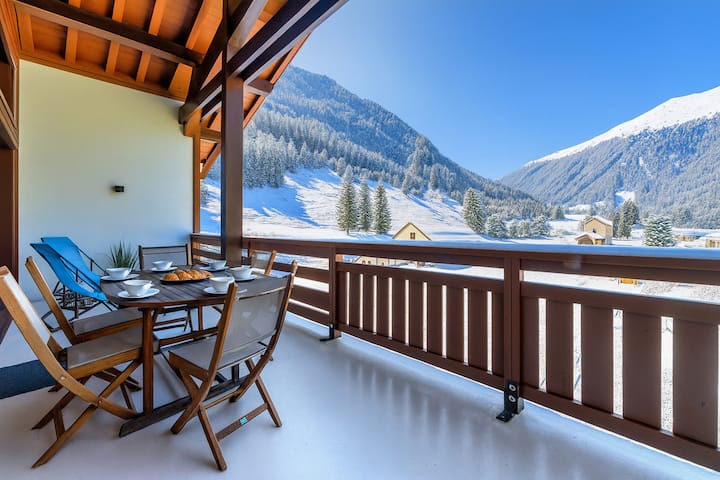 L'ours Bleu A35 - Ski In Ski Out - Happy Rentals - Vallorcine
