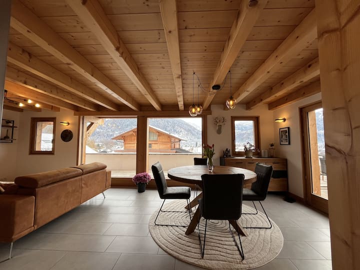 Chalet Alpea - Jacuzzi -Vue Montagne -Neuf - Passy