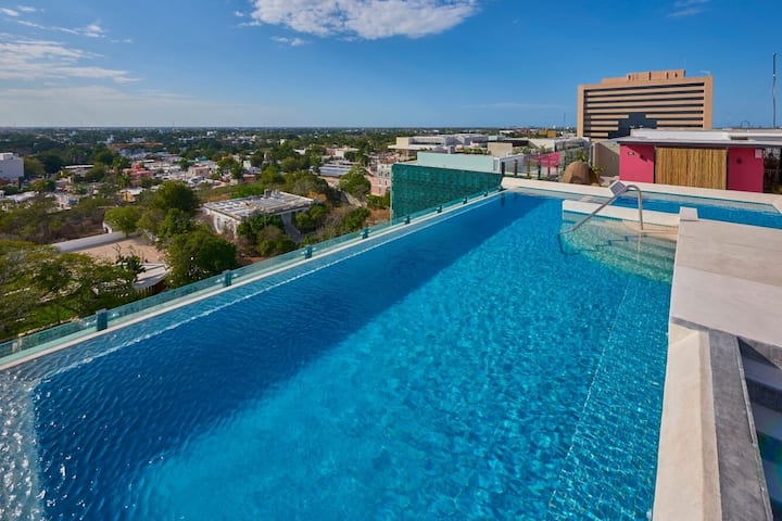 Tranquil Units Near Iconic Paseo Montejo - Mérida