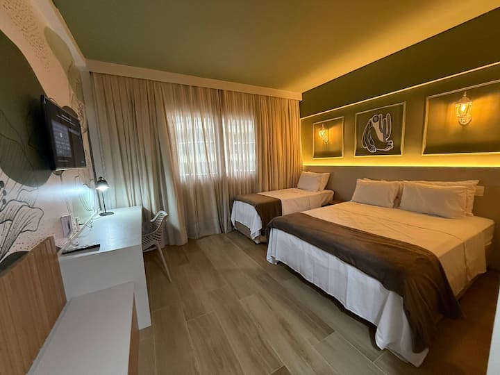 Stay Inn Santos Familiar Com Discreta Vista Mar - Santos