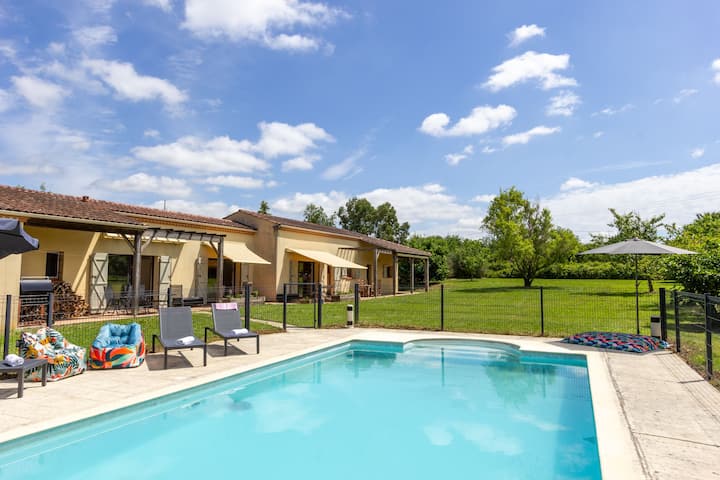 Lamouroux, Secure Pool, Walk To Village - Lot-et-Garonne