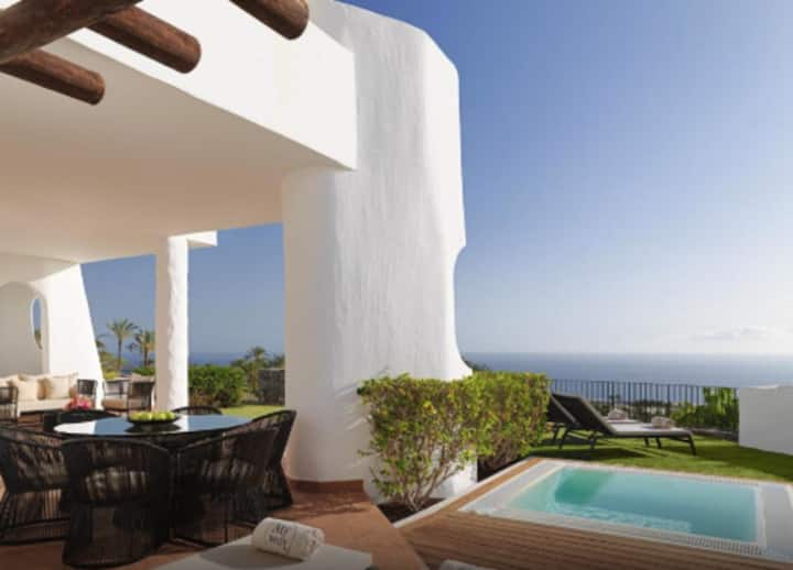 Suite 3 Chambres Avec Jacuzzi Privé Et Vue Sur Mer - Tenerife