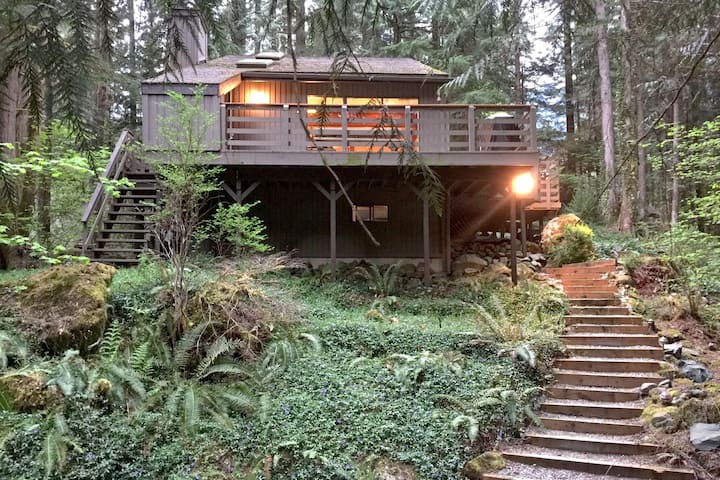 Snowline Cabin #26  -Hot Tub -A/c -Pets Ok -Games - Glacier, WA