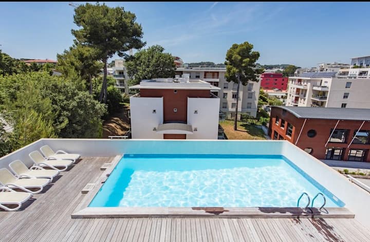 Appartement Tout Confort Avec Terrasse - Antibes