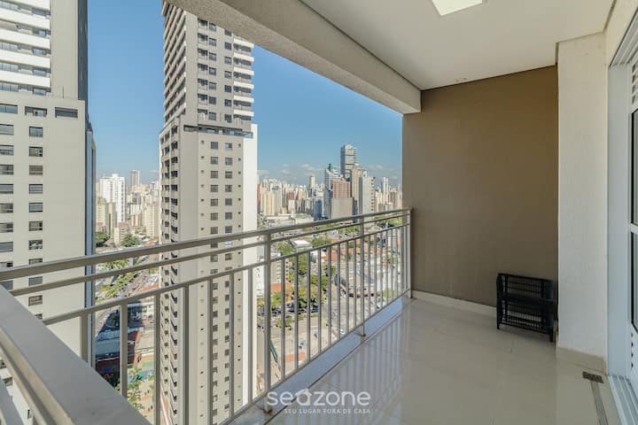 Apt With Balcony And Panoramic View - Dnag2001 - Goiânia