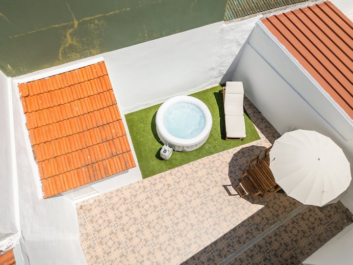 Hostwise - Bright Homes W/ Private Patio & Jacuzzi - Porto