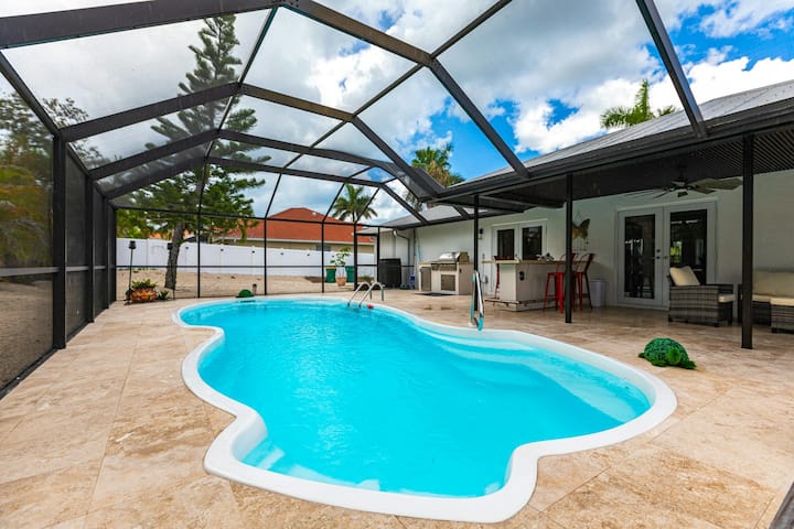 3 Br Home With Private Pool, Lanai, And Internet - Marco Island, FL