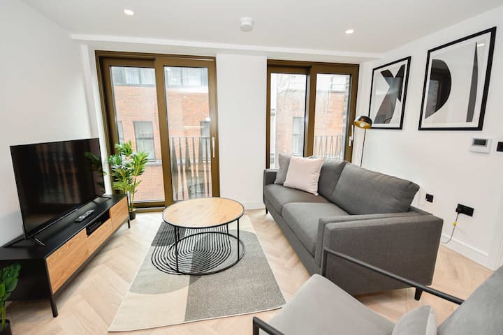 Modern 1br Flat In Central Manchester With Balcony - Northern Quarter - Manchester