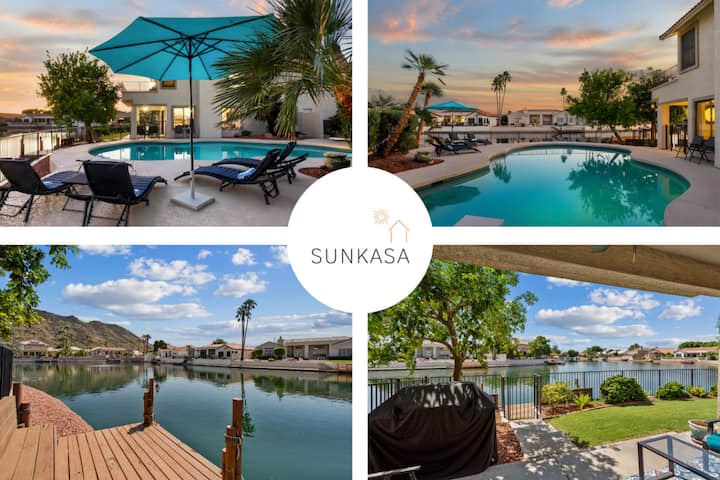 Lakefront Oasis | Pool, Spa + Bbq Patio - Glendale, AZ