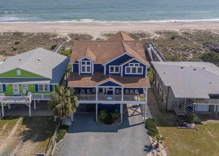 Carolina Memories - Oceanfront With Private Pool! - Holden Beach, NC