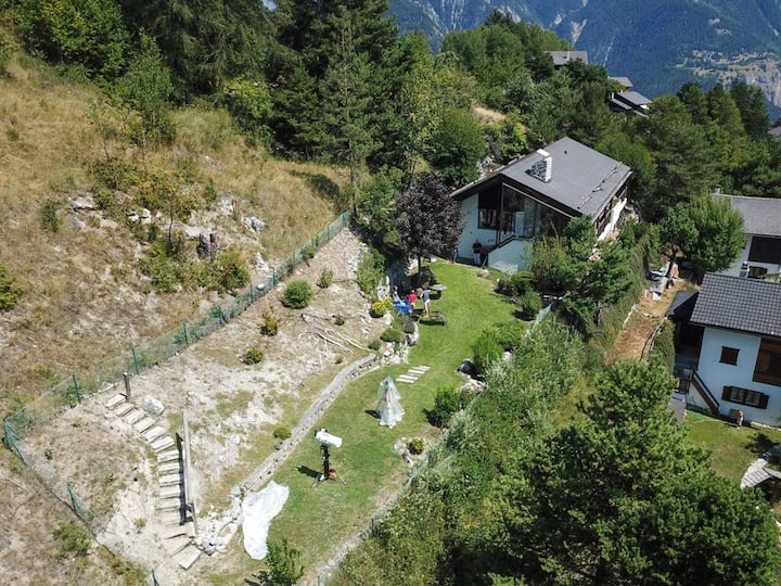 Dailles N° 7, Vaste Chalet Plein Sud - Vercorin