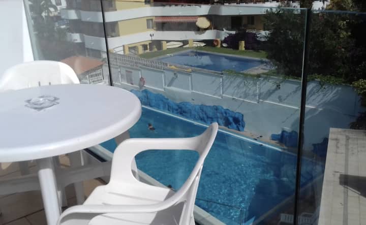 Studio Confortable Avec Vue Sur La Piscine - Puerto de la Cruz