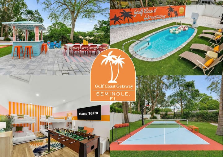 Resort Style Backyard! Pickleballpoolputt Putt - Indian Rocks Beach, FL