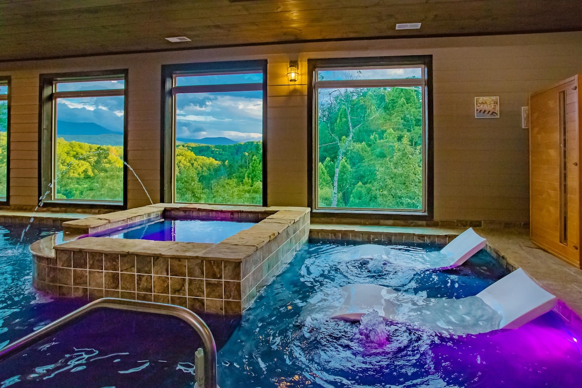 SmokyMtnRetreat: Teatro*Juego*Jacuzzi*Wifi*Fogata - Cabañas en renta en ...