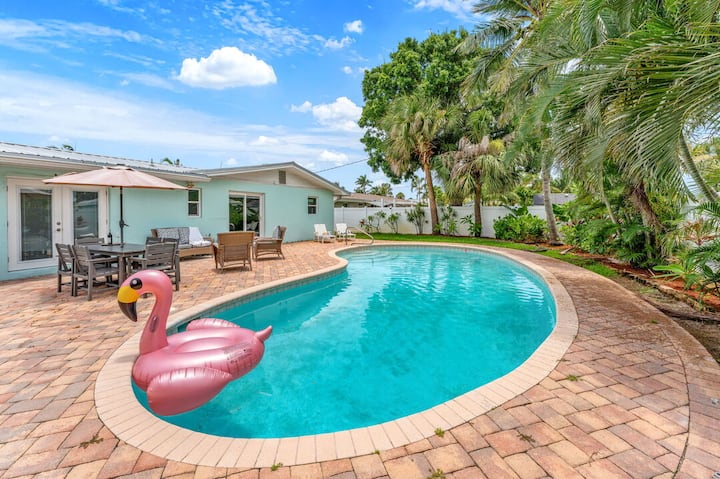 Tropical Oasis Retreat W/ Sparkling Pool! - Melbourne Beach, FL