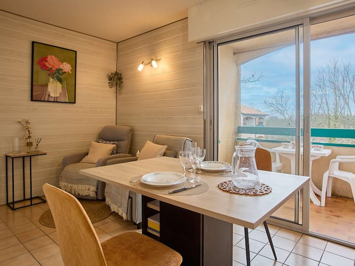 Appartement T2 Calme Avec Balcon Et Wifi - Barbotan les Thermes